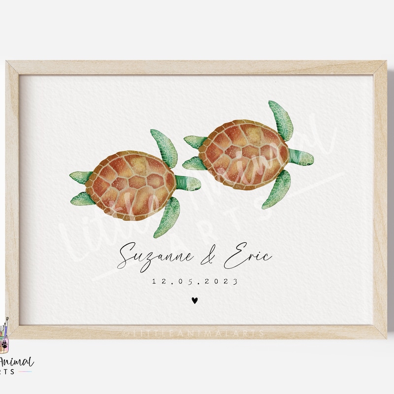 Turtle Wedding - Etsy