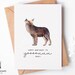 Wolf Birthday Card | Personalised Wolf Card, Wolf Greeting Card, Custom ...