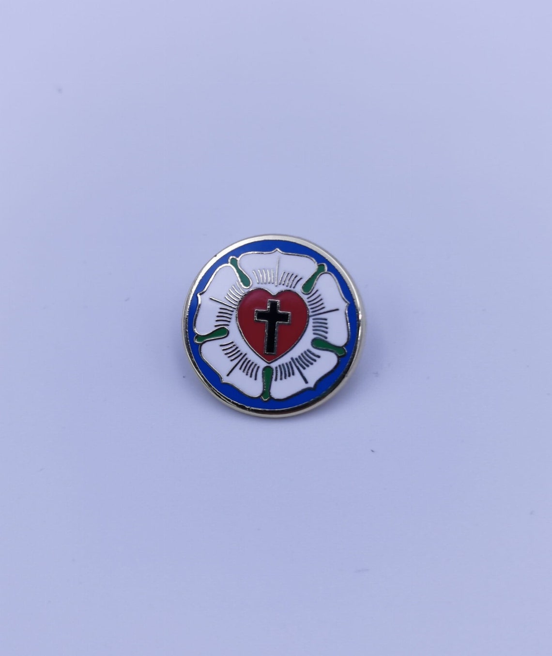 Protestant Reformation Luther Rose Pin - Etsy
