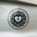 Protestant Reformation Car Sticker, Luther Rose - Etsy