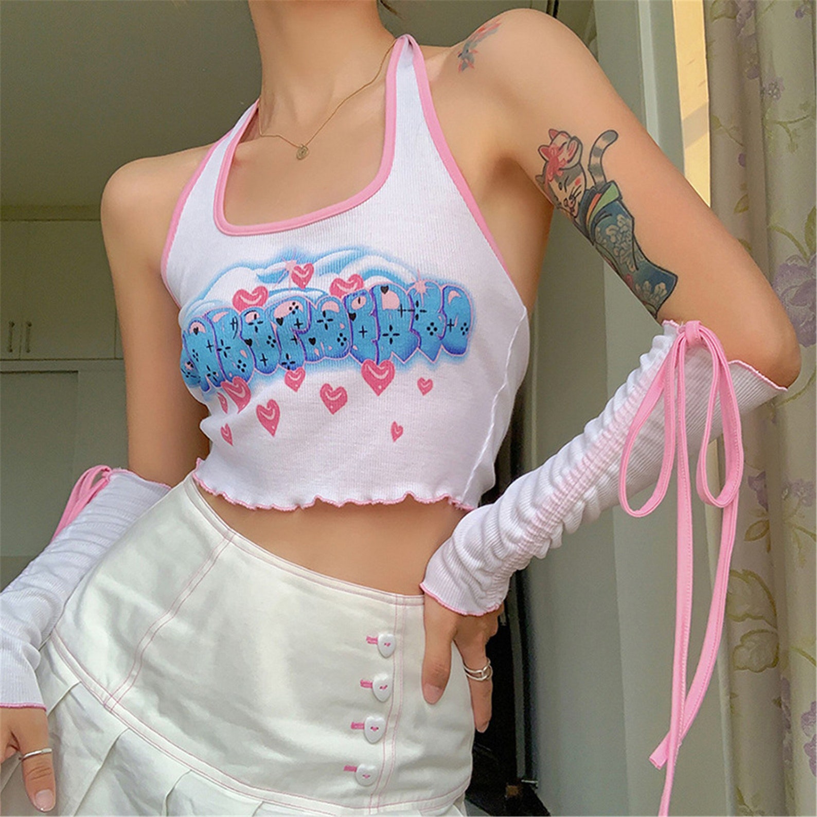Y2k Corset Harajuku Crop Top Vintage Goth Grunge Indie Etsy