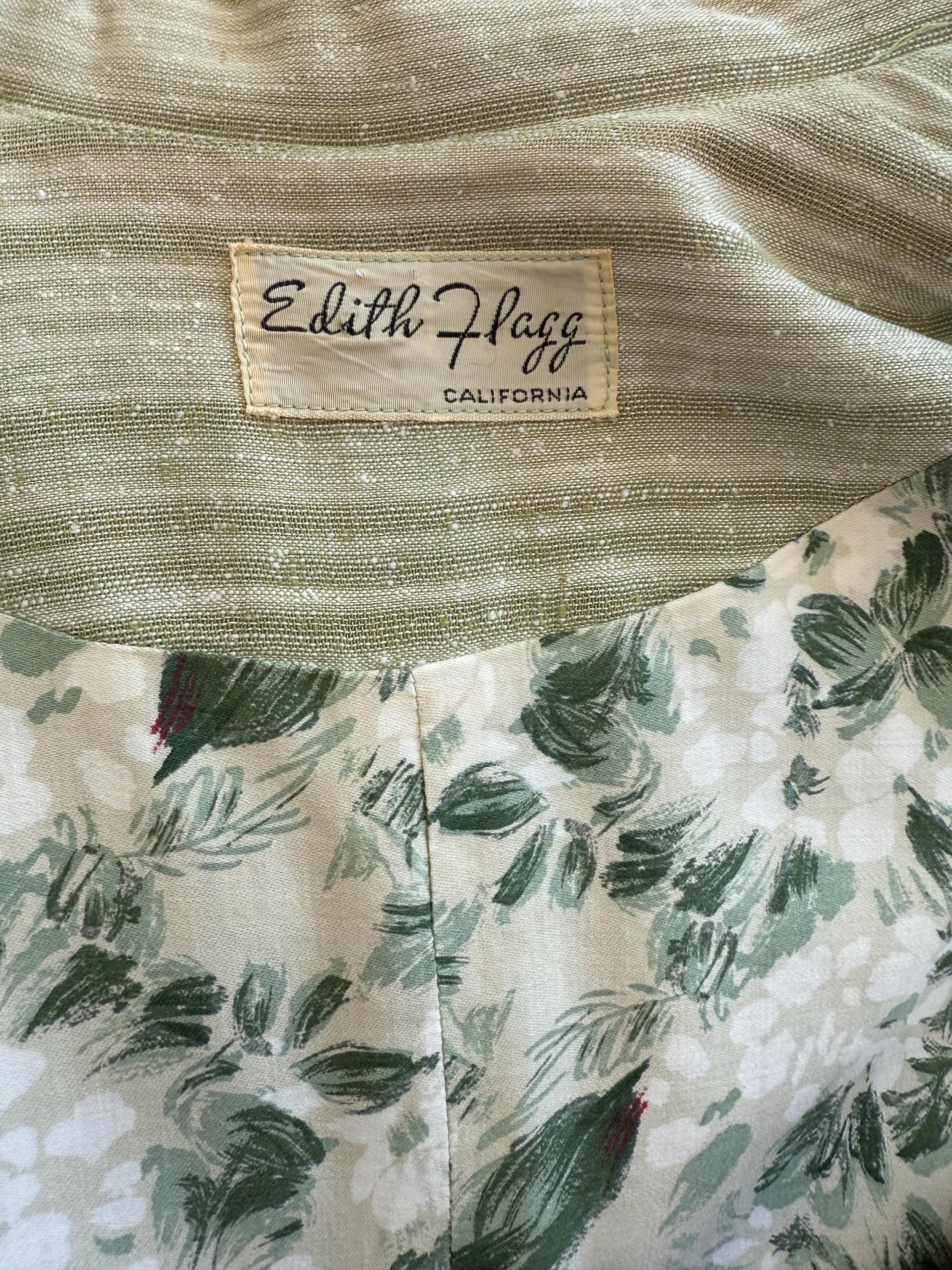 Late 1950’s Early 1960’s Edith Flagg Dress and Jacket Set - Etsy