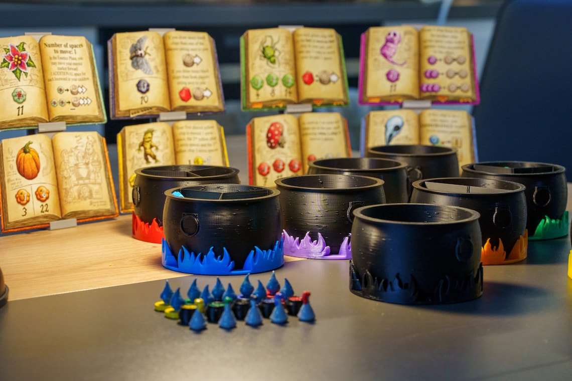 Quacks of Quedlinburg Upgrades Set cauldron Pots Player | Etsy