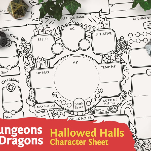 Strixhaven Character Sheet - Etsy