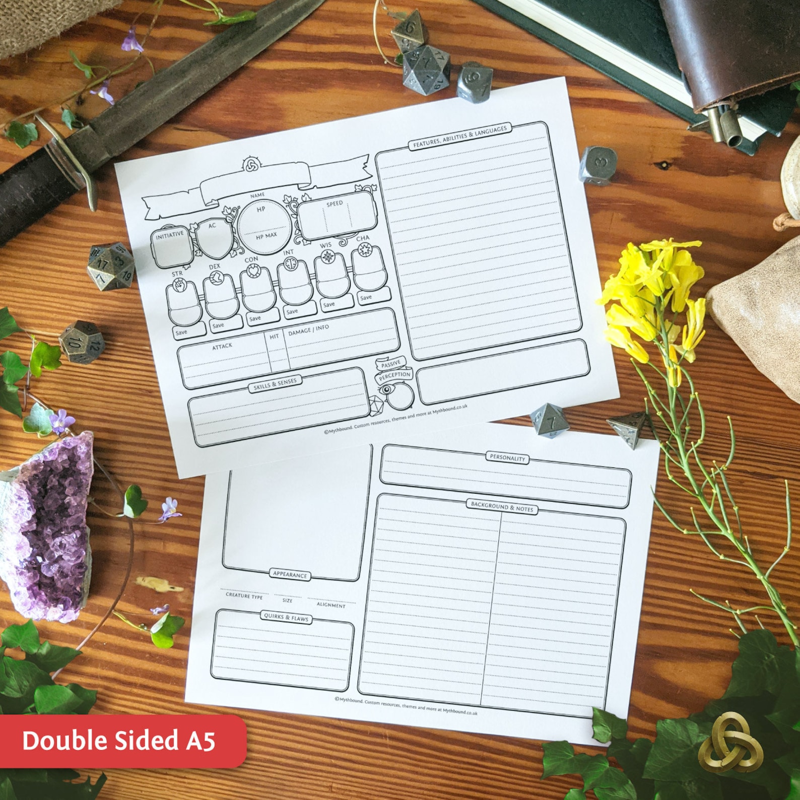 Dnd 5e Companions & Familiars: Character Sheet PDF Compatible With ...
