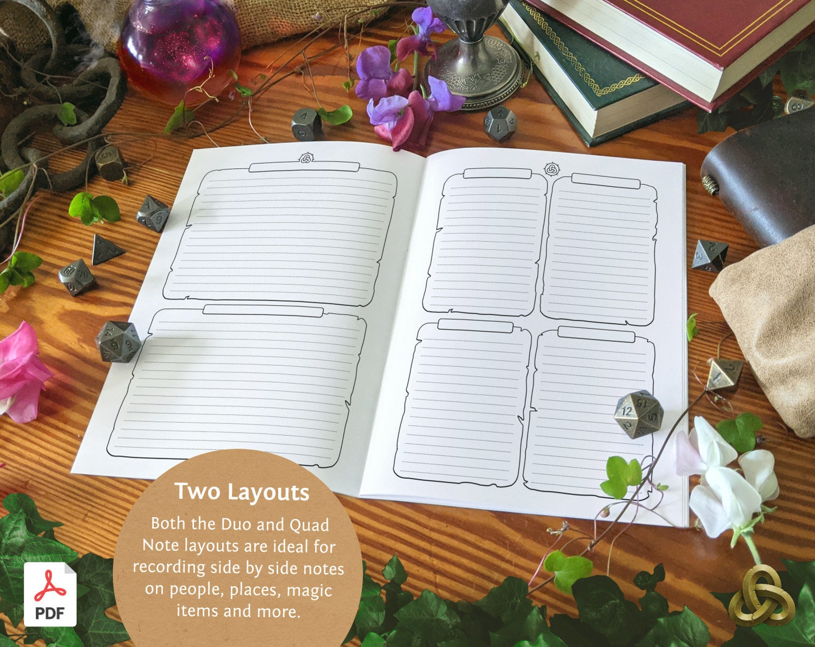 Dnd 5e Notes Expansion: A5 Booklet PDF Compatible With Fifth Edition ...