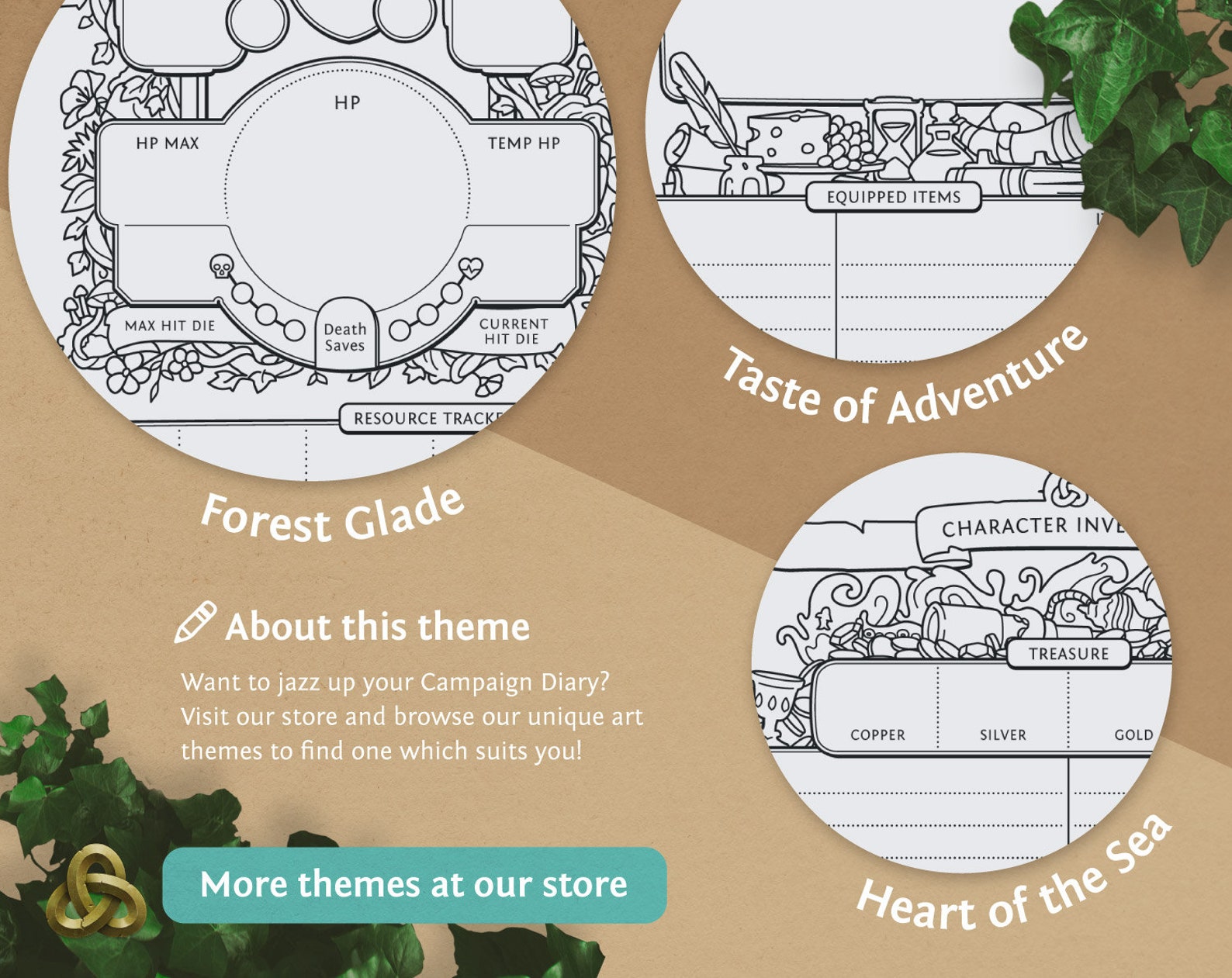 Dnd 5e Campaign Diary: Character Journal PDF for Dungeons and - Etsy