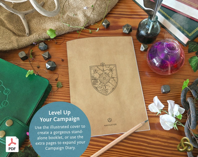 Dnd 5e Maps & Navigation: A5 Booklet PDF for Dungeons and | Etsy