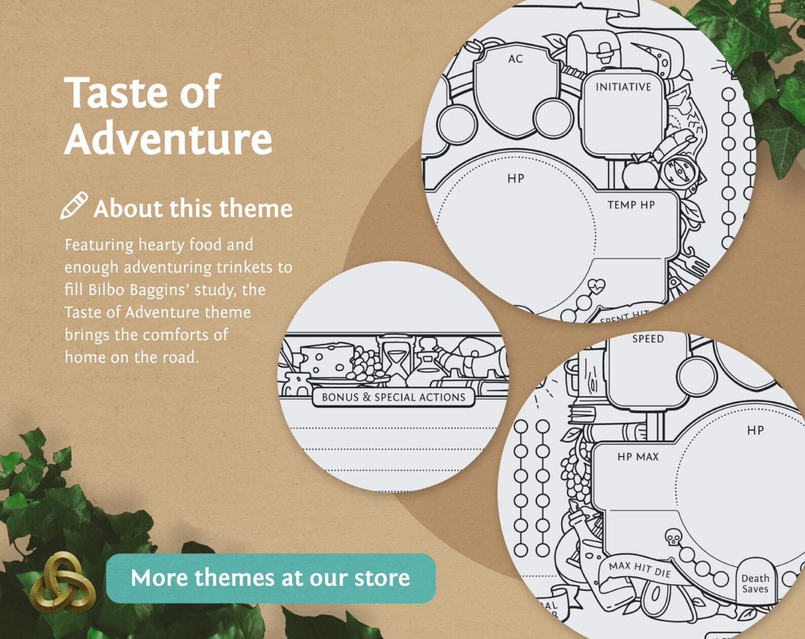 Dnd 5e Campaign Diary: Taste of Adventure Character Journal PDF ...