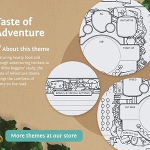 Dnd 5e Campaign Diary: Taste of Adventure Character Journal PDF ...