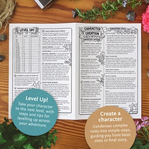 Dnd 5e Character Creation & Level up Guide (2014) : New Player Beginners PDF Compatible With ...