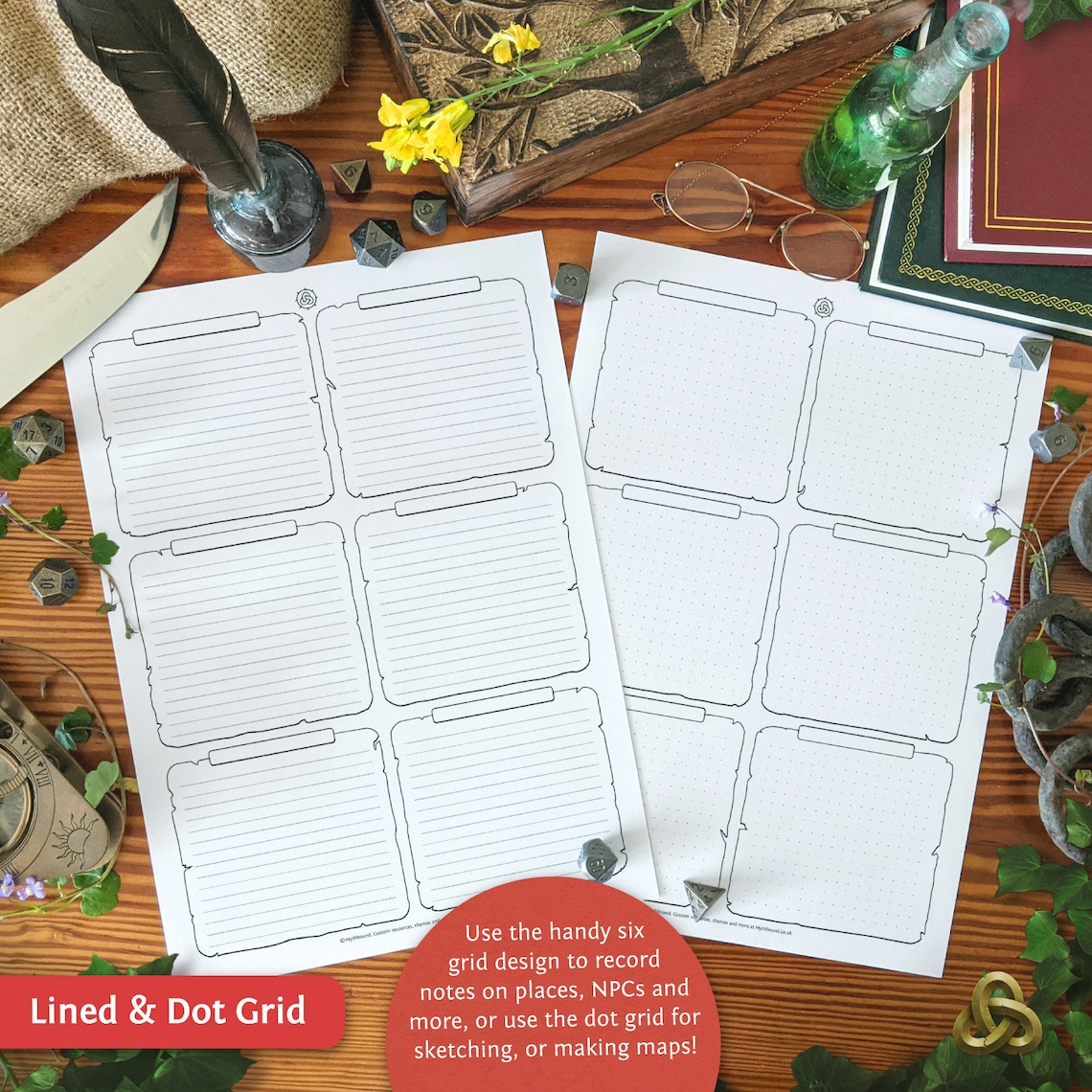 Dnd A4 Note Pages: Character Sheet PDF for Dungeons and | Etsy UK