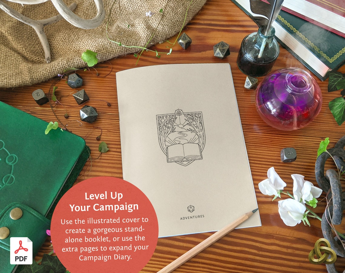 Dnd 5e Quest & Session Notes: A5 Booklet PDF for Dungeons and | Etsy