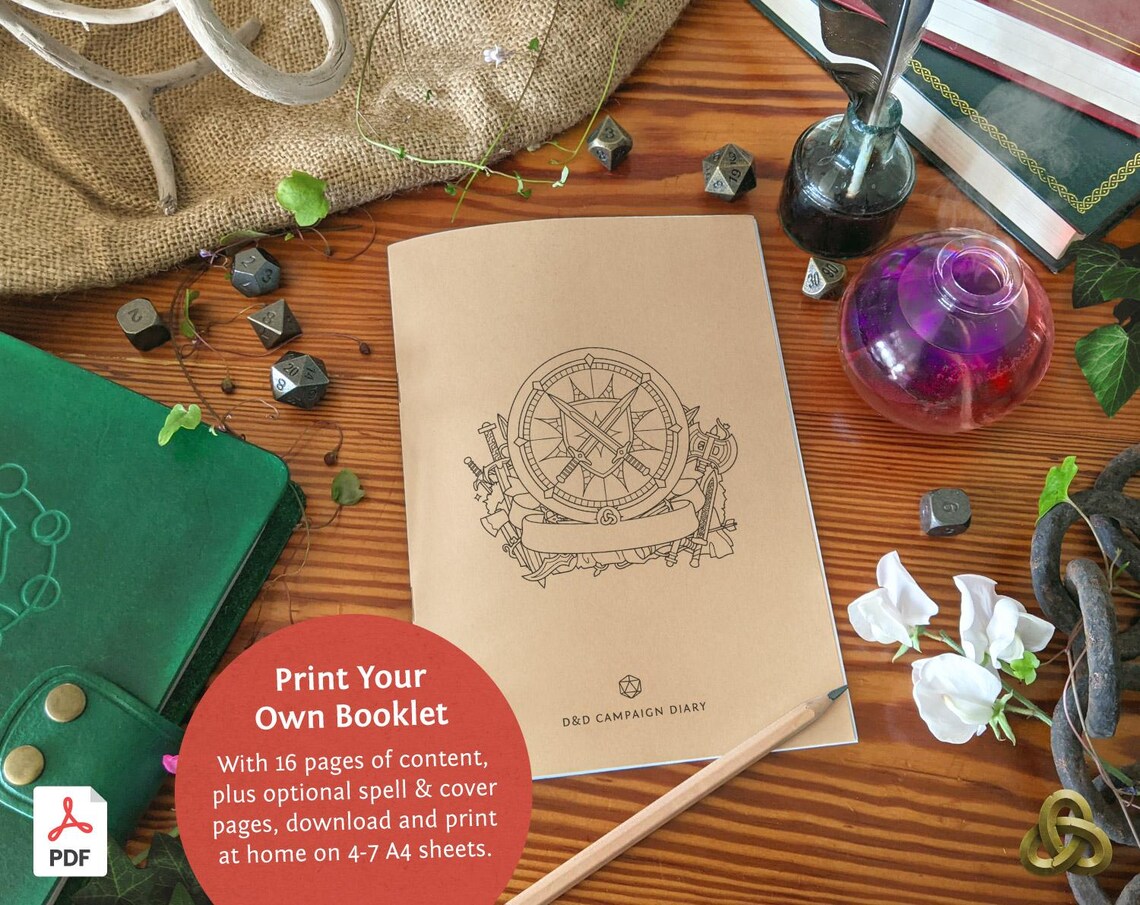 Dnd 5e Campaign Diary: Strength of Steel Character Journal PDF ...