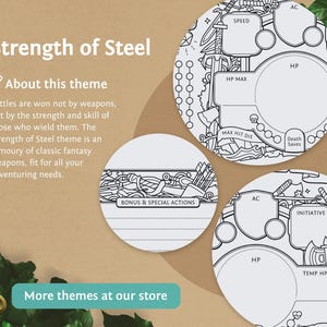 Dnd 5e Campaign Diary: Strength of Steel Character Journal PDF ...