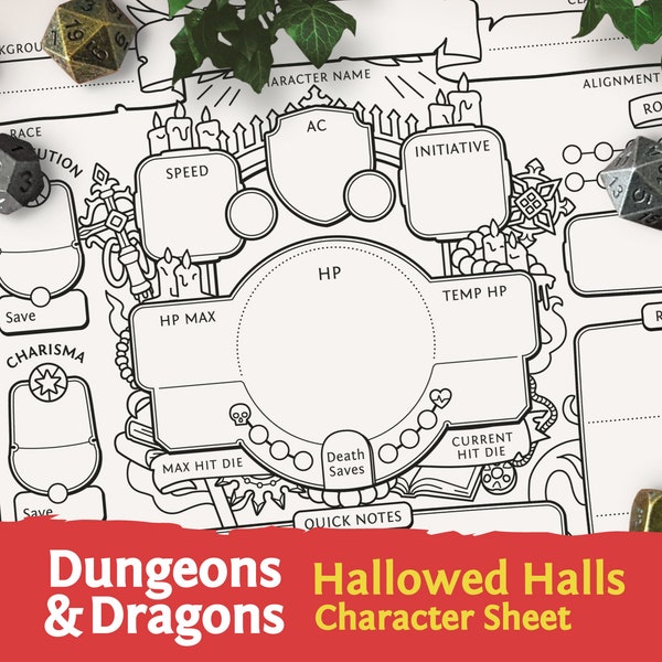 Strixhaven Character Sheet - Etsy