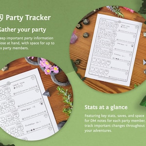 Dnd 5e DM Combat Encounters: Initiative Tracker Party and Creature ...
