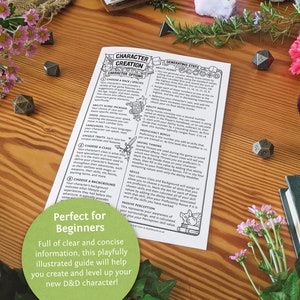 Dnd 5e Character Creation & Level up Guide (2014) : New Player ...