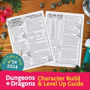 Dnd 5e Character Creation & Level up Guide (2024) : New Player ...