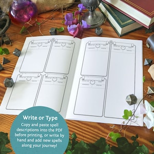 Dnd 5e Spell Book: A5 Booklet PDF Compatible With Fifth Edition ...