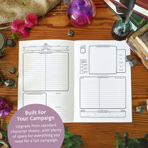 Dnd 5e Campaign Diary: Character Journal PDF Compatible With Fifth ...