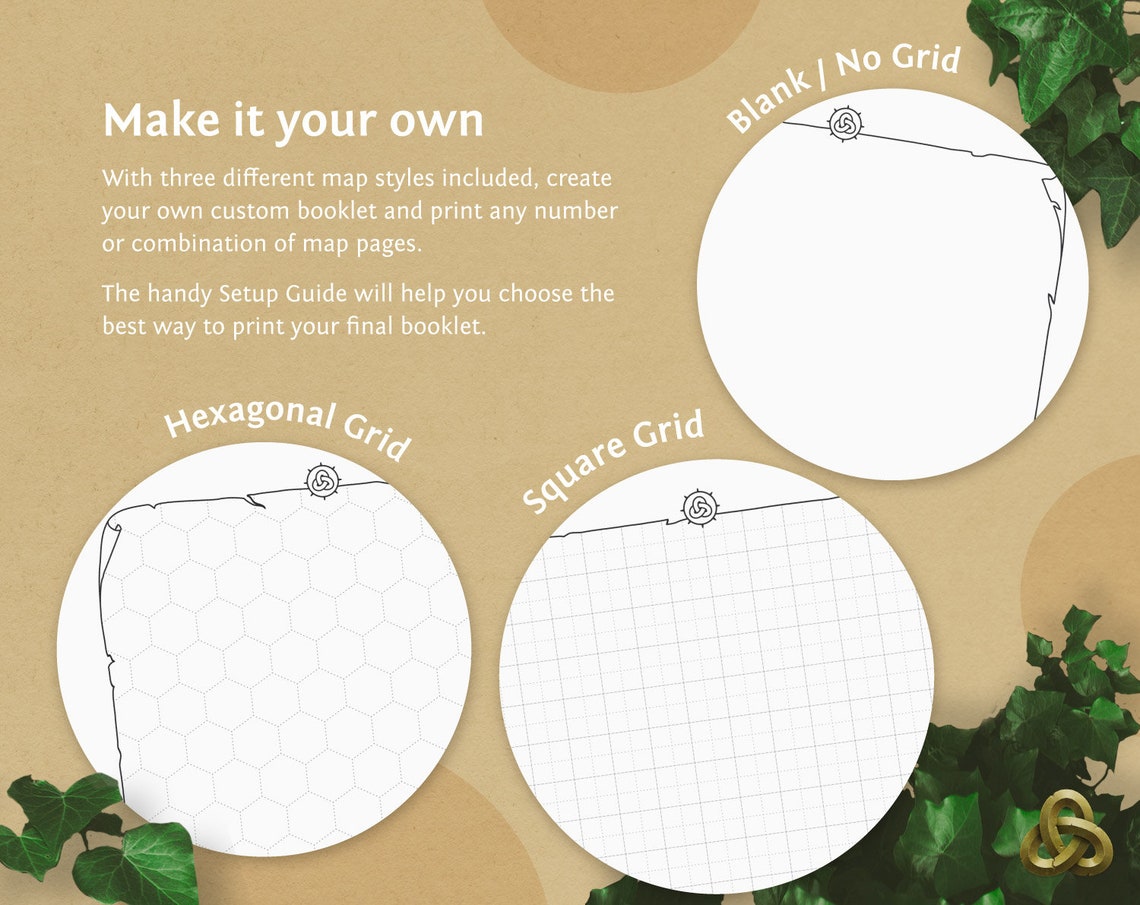 Dnd 5e Maps & Navigation: A5 Booklet PDF for Dungeons and | Etsy