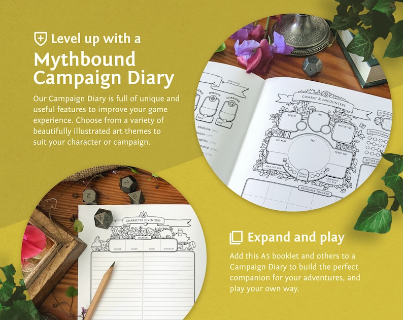 Dnd 5e Quest & Session Notes: A5 Booklet PDF for Dungeons and | Etsy