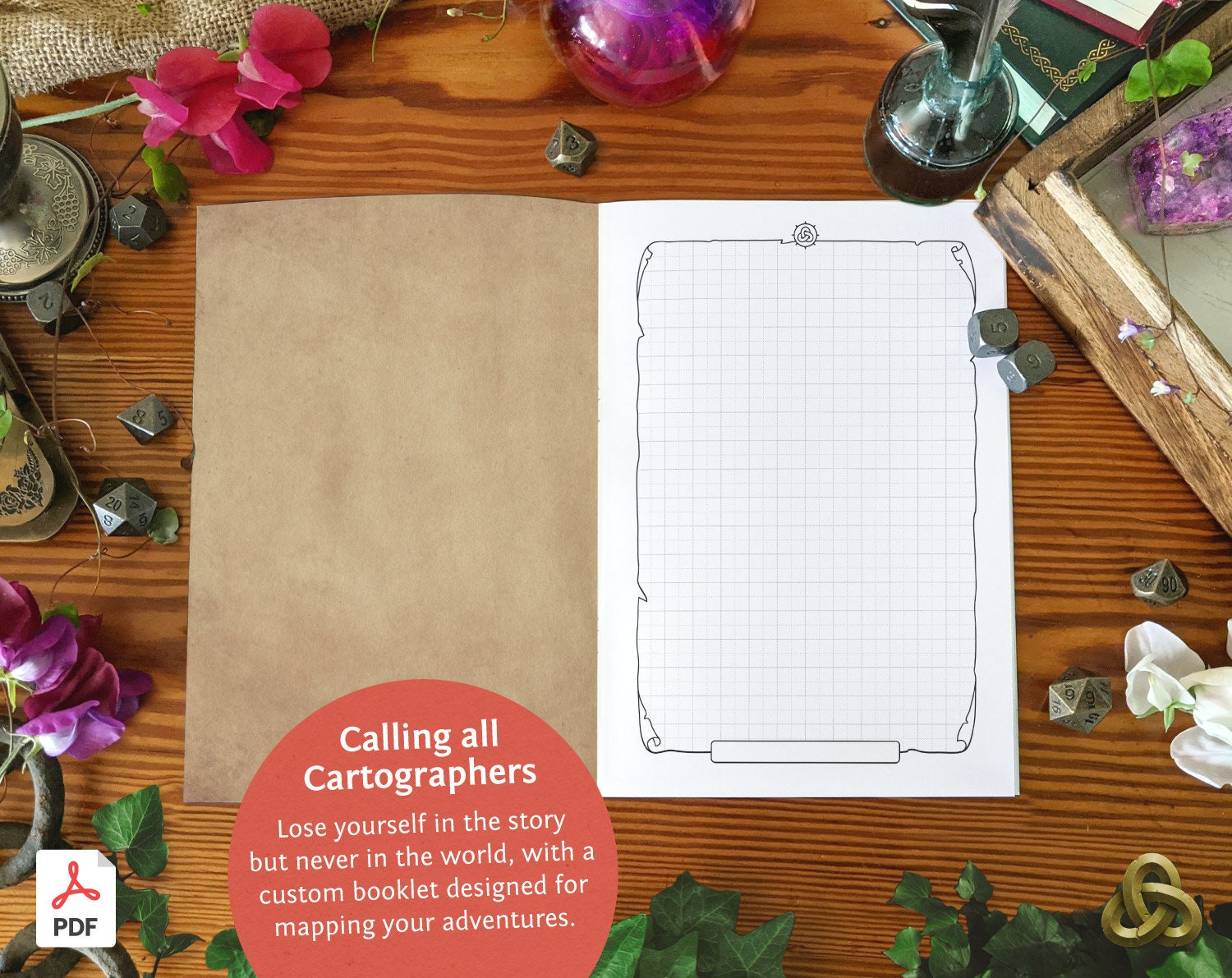 Dnd 5e Maps & Navigation: A5 Booklet PDF for Dungeons and | Etsy