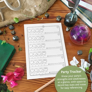 Dnd 5e DM Combat Encounters: Initiative Tracker Party and Creature ...