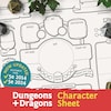 Dnd 5e French Character Sheet: Feuille De Personnage PDF Pour Donjons ...