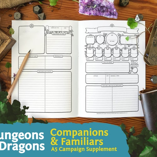 Dnd 5e Campaign Diary: Character Journal PDF for Dungeons and - Etsy Canada