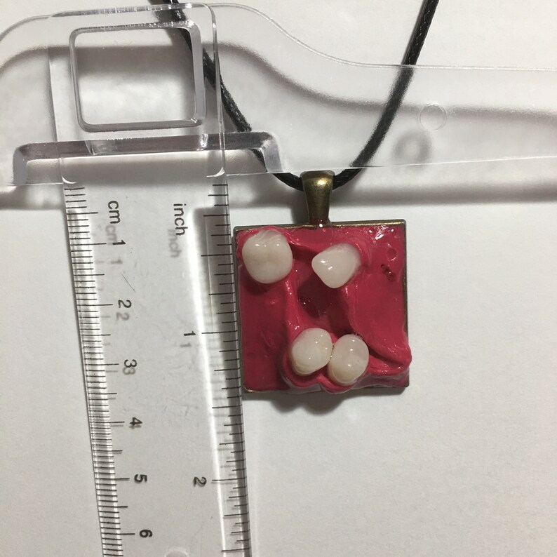 Gross Mouth Thing With Teeth Body Horror Jewelry Pendant - Etsy