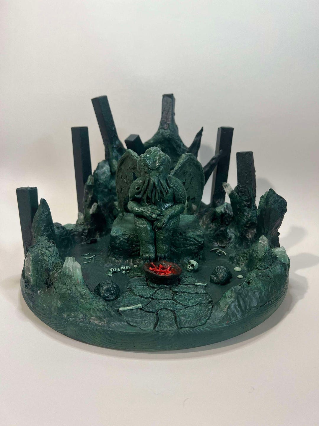 Cthulhu Altar Diorama: Light-up Sculpture, Lovecraft Art - Etsy