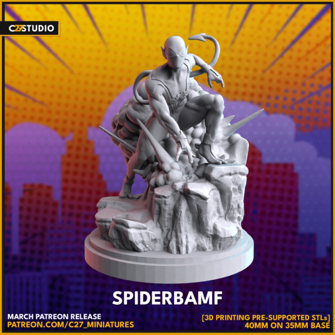 Spiderbamf C27 MCP 3D Print Proxy Uncanny Spiderman - Etsy