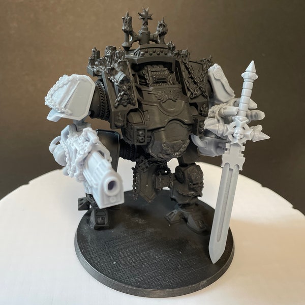 3d Printed Black Templar - Etsy
