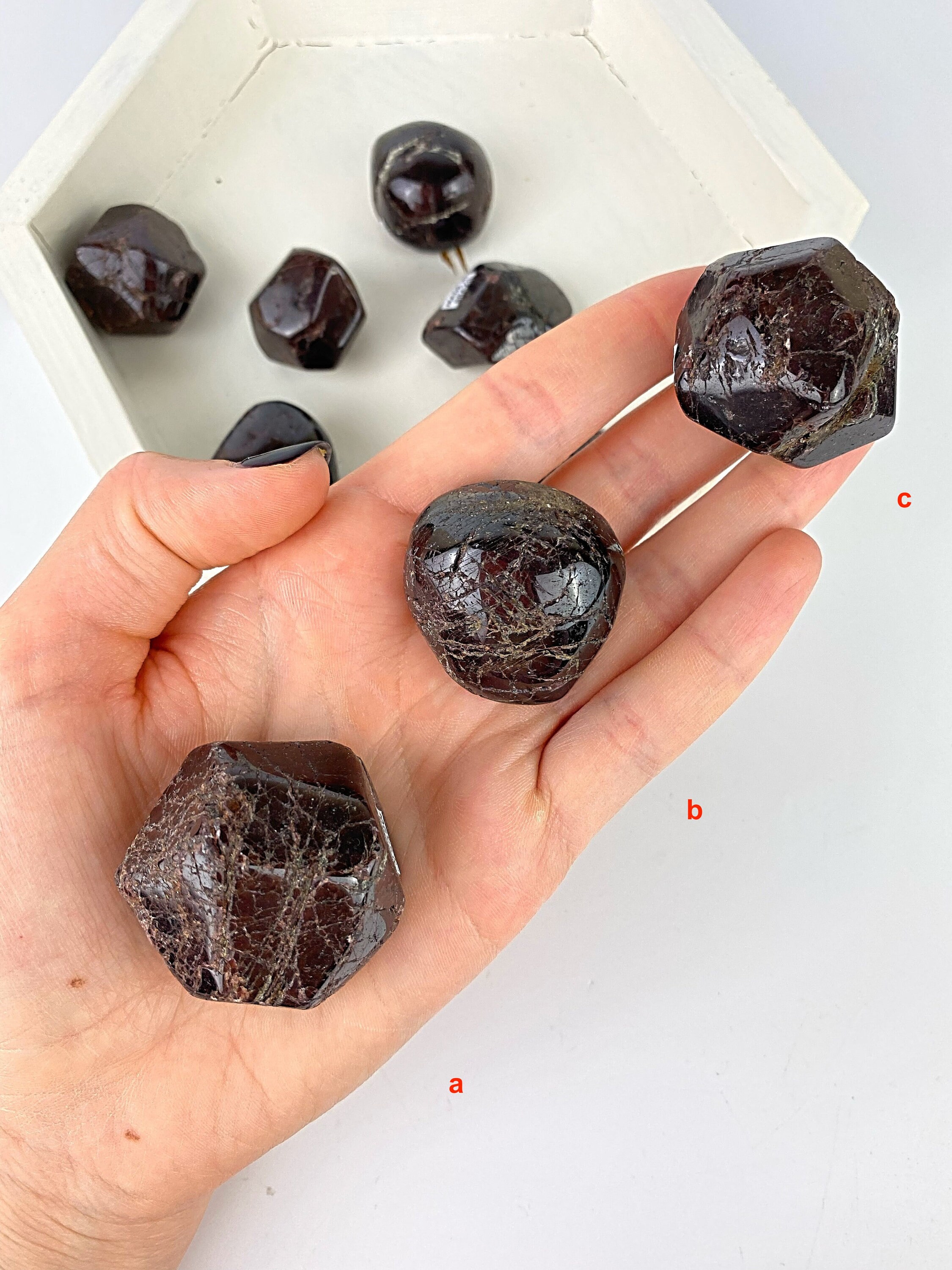 Big Size Garnet Tumbles/almandine Garnet Pebbles/natural - Etsy