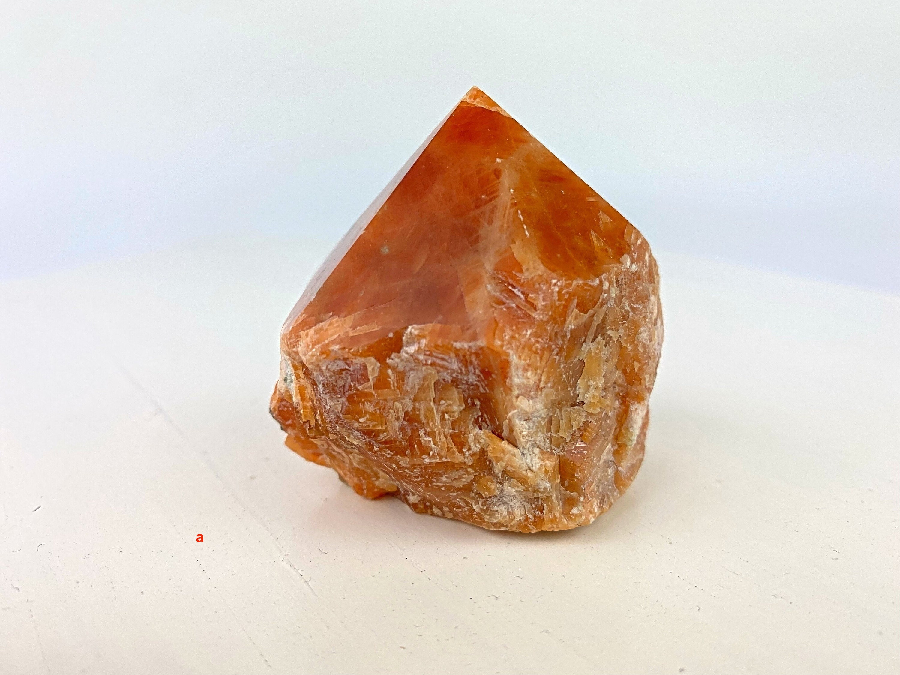 Brazilian orange calcite top polished points/Orange | Etsy