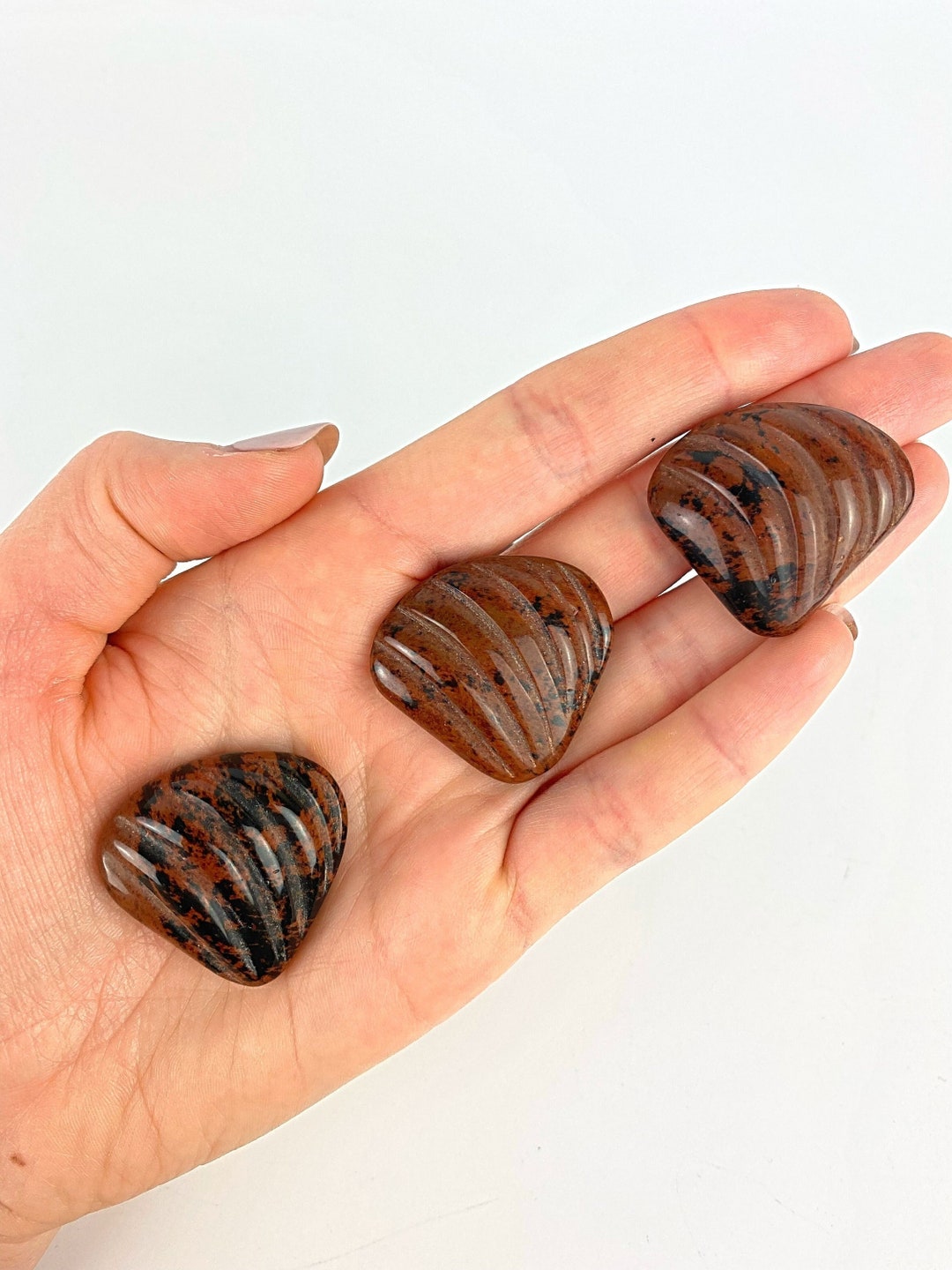 Mahogany Obsidian Shells From Brazil/mahogany Obsidian Crystal/mahogany ...
