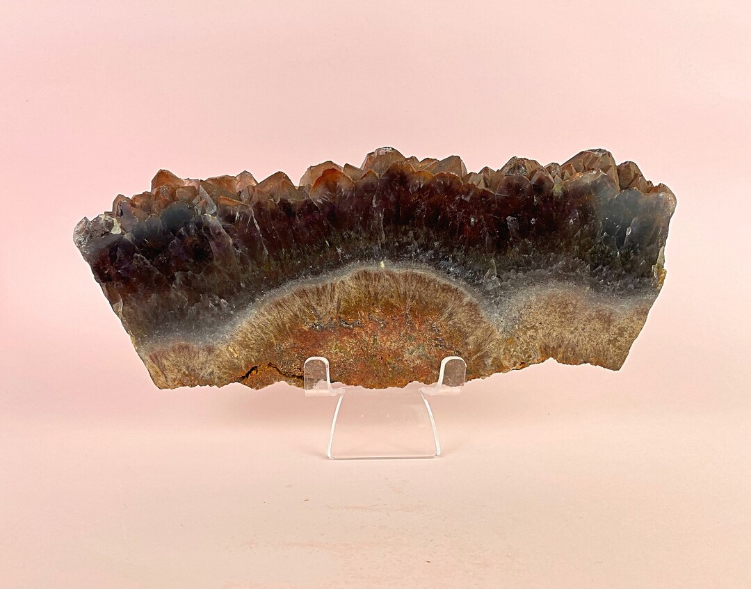 Large Rare Super Seven Crystal Slab in Matrix From Brazil/natural Super ...