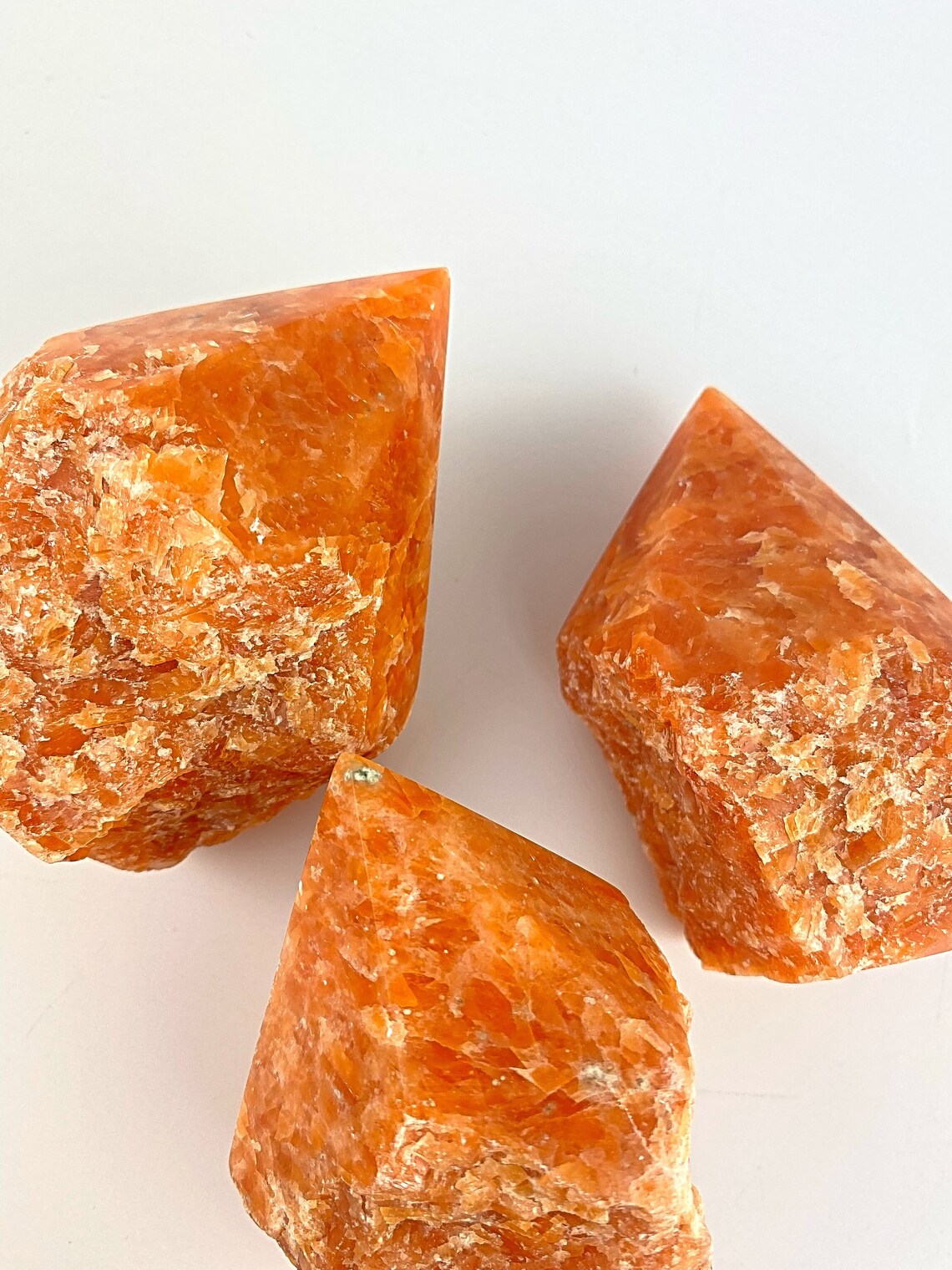 Brazilian Orange Calcite Top Polished Points/orange - Etsy UK