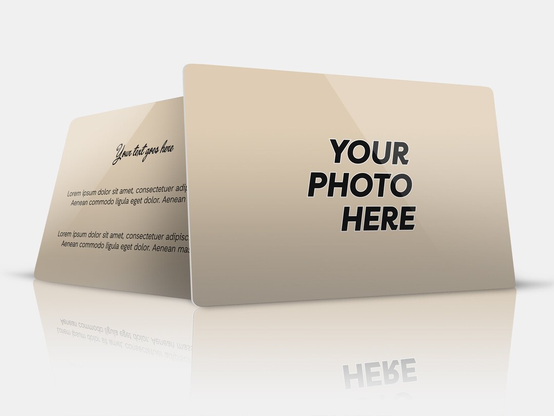 Credit Card Size Plastic Card With Your Own Design, Custom Printed ...