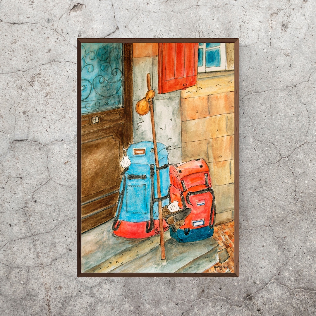 Pilgrim Office Saint Jean Pied De Port Camino De Santiago - Etsy