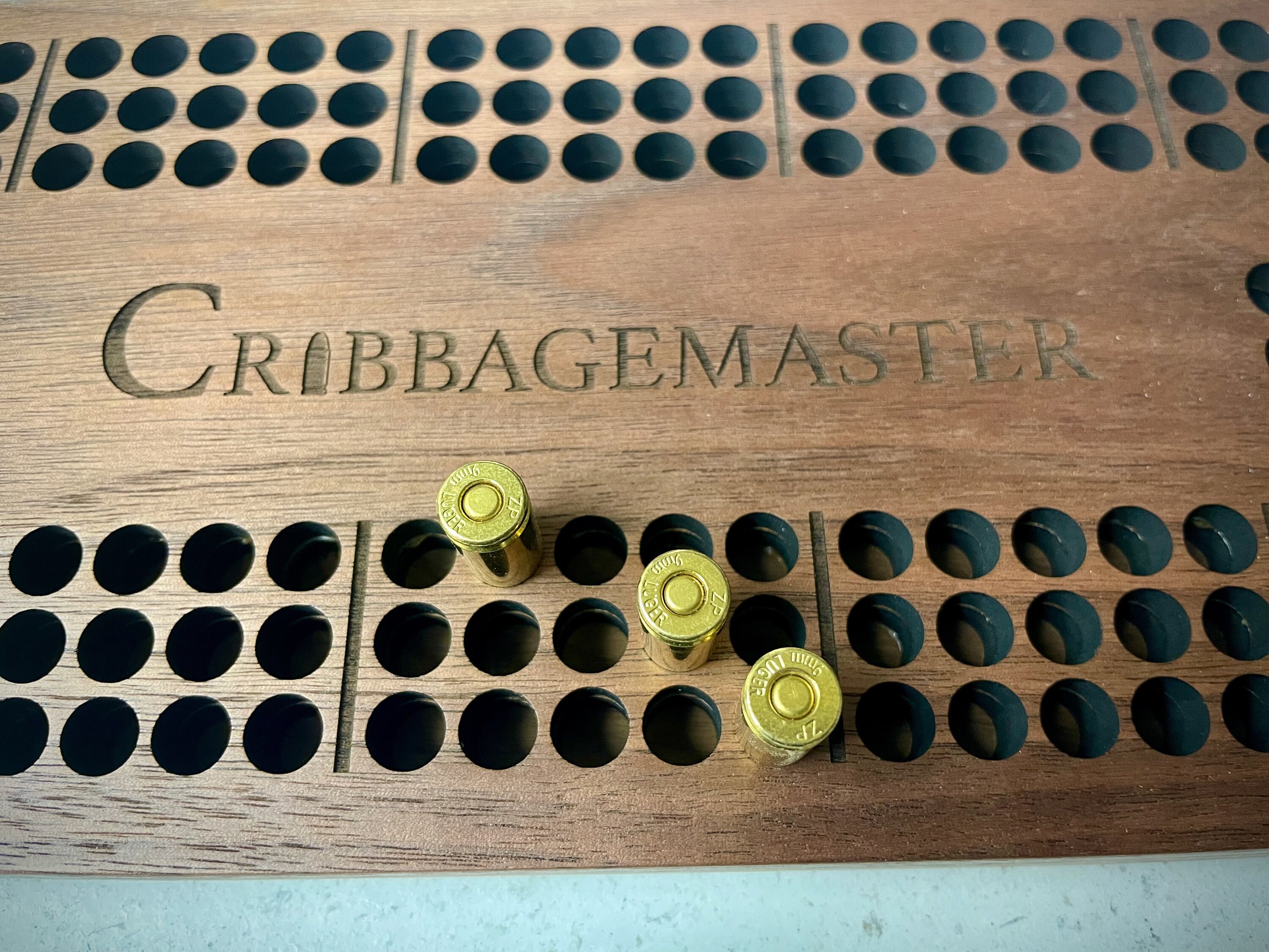 Cribbage Board 9mm Bullet SVG Cut File - Etsy