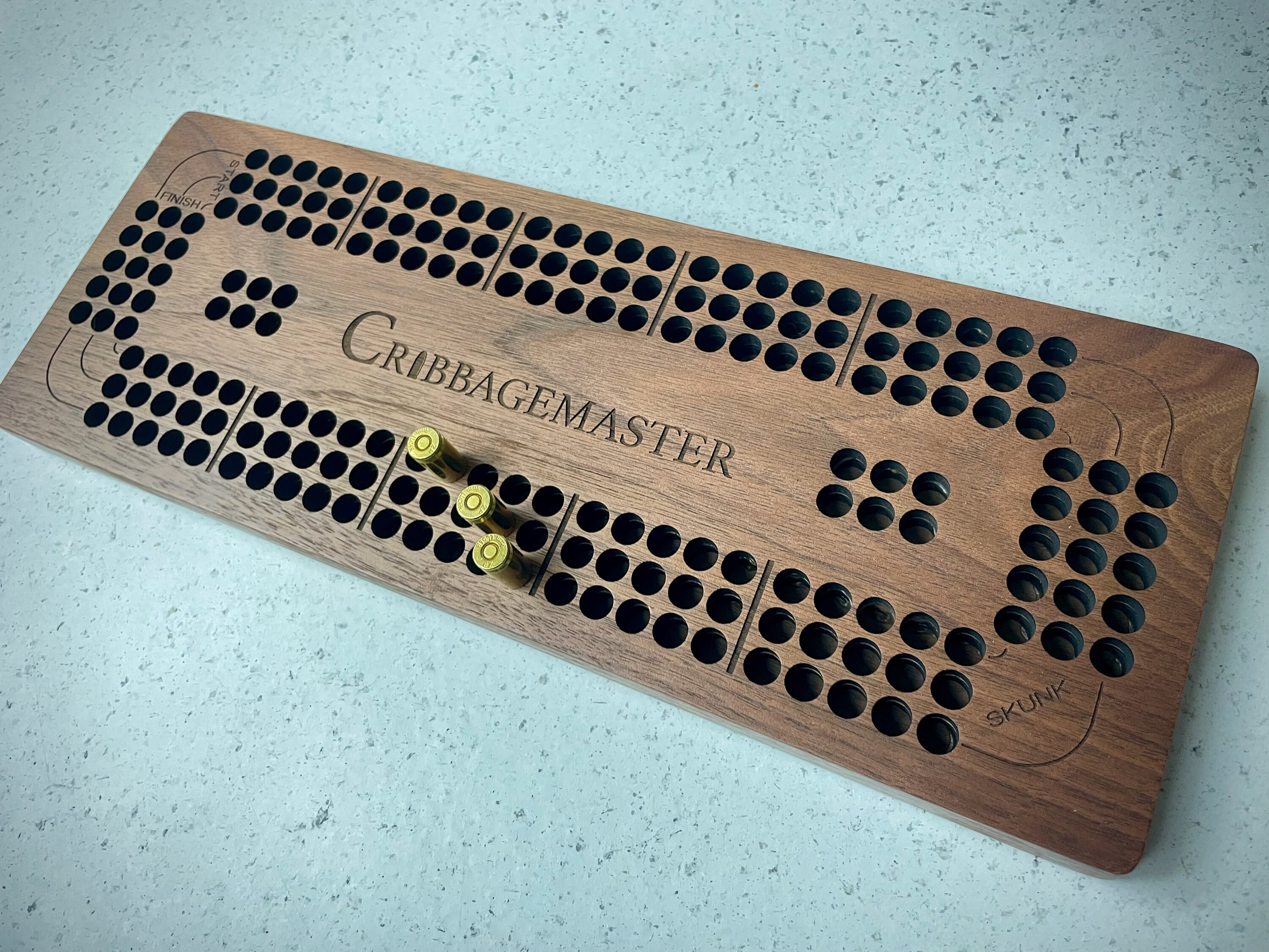 Cribbage Board 9mm Bullet SVG Cut File - Etsy