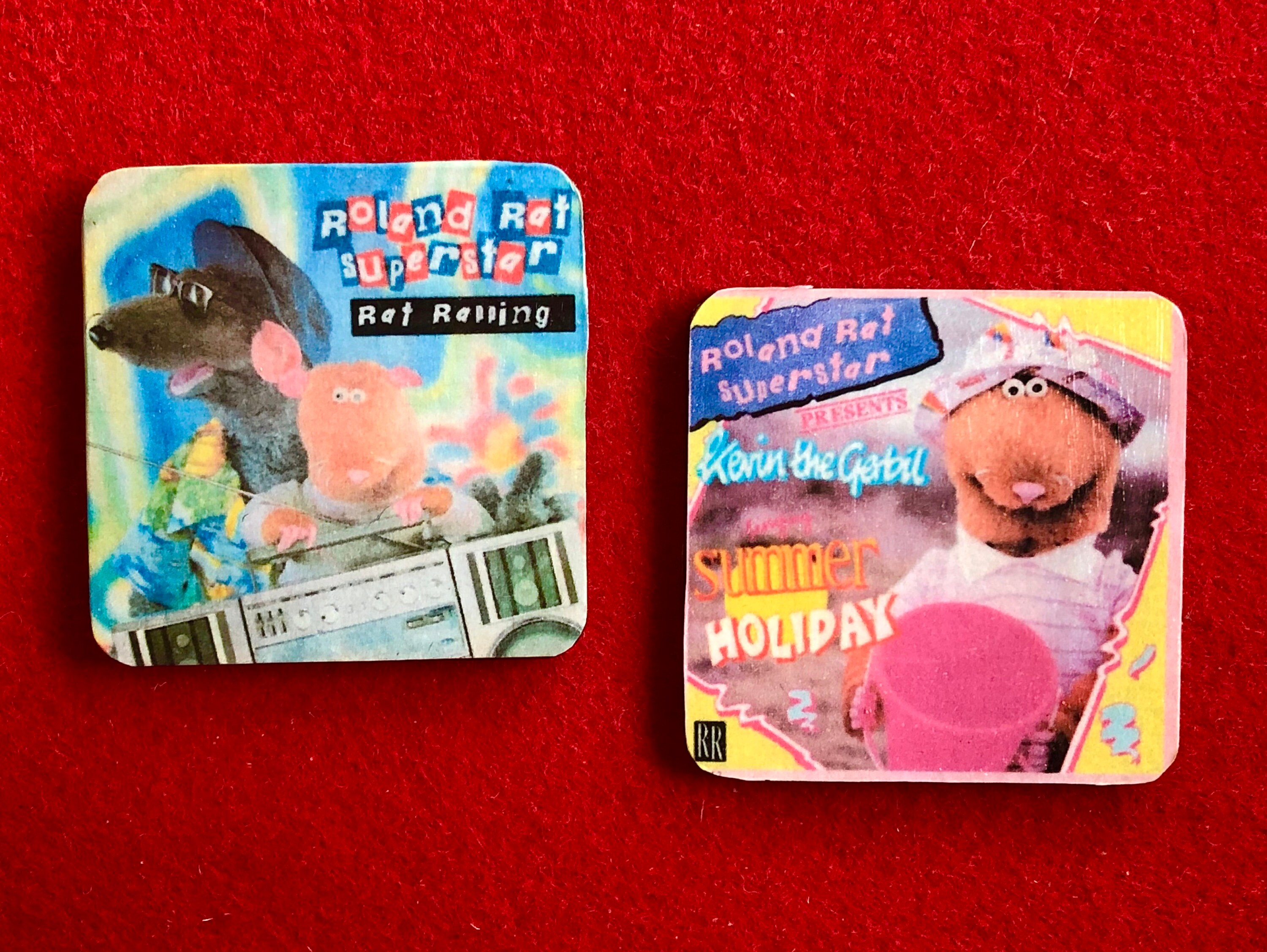 Roland Rat and Kevin the Gerbil Magnet Set Rat Rapping and - Etsy UK
