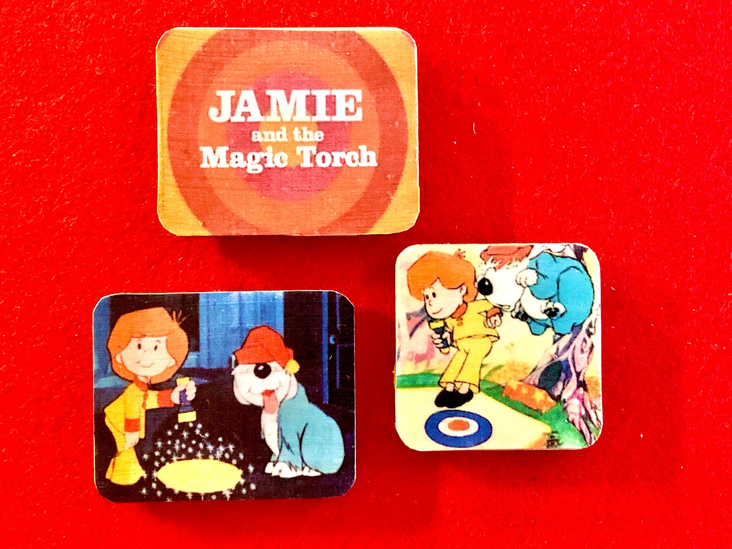 Jamie and the Magic Torch Magnet Set Decoupage on - Etsy UK