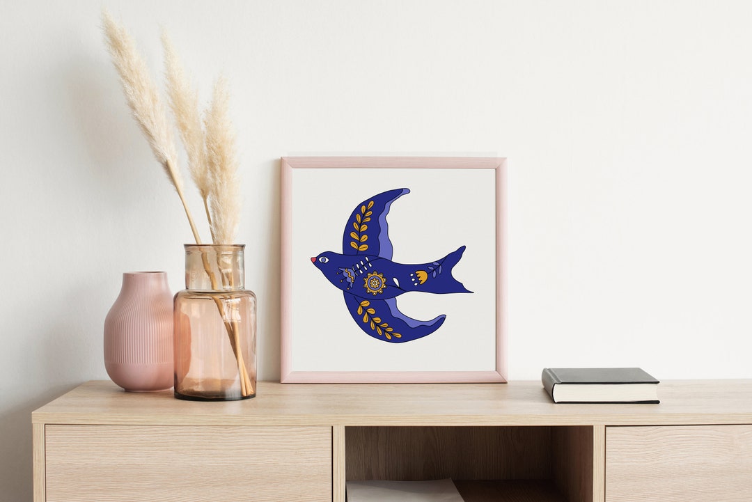 Printable Poster Bird Digital File Wall Decor Picture for - Etsy