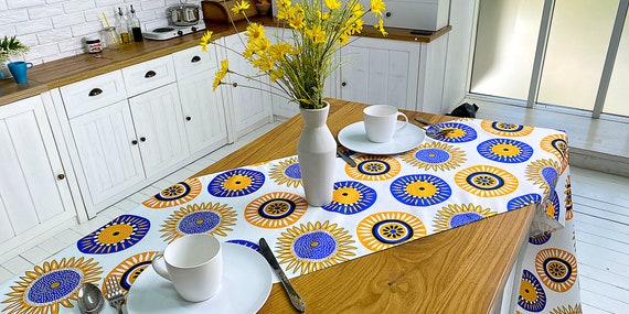 Ukrainian Sunflower Table Runner Custom Table Runner Water - Etsy
