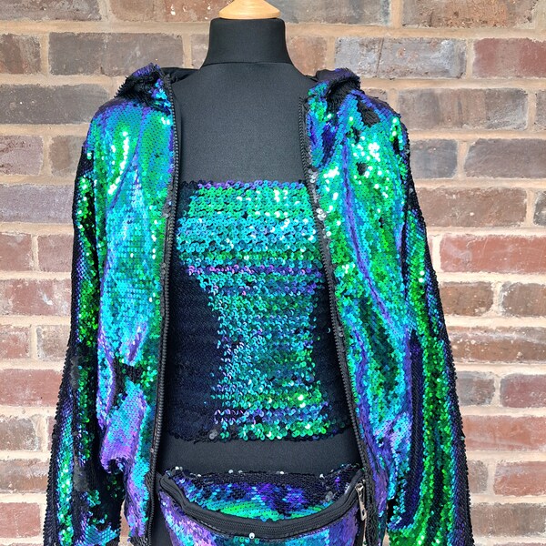 Blue Sparkle Jacket - Etsy