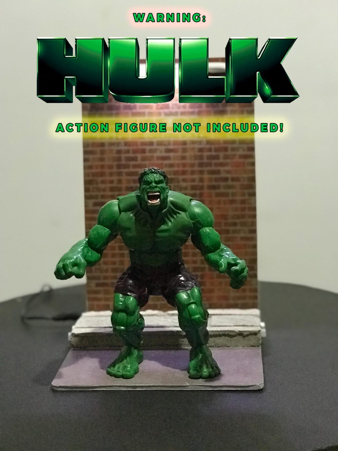 Handmade Display Diorama for Action Figures, Back Display Proper ...